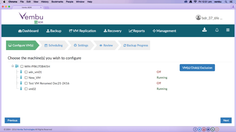 Free Hyper-V Backup using Vembu VMBackup - CloudCow
